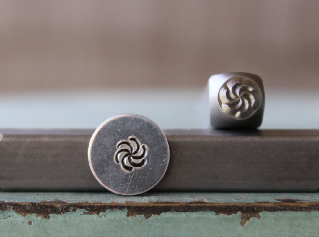 5mm Swirl Burst DIY Jewelry Making Metal Design Stamp - Stamping Kit ...