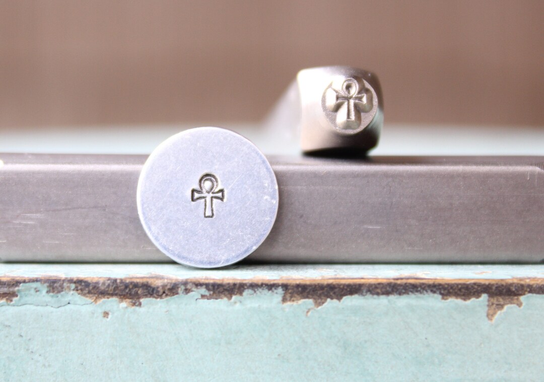 Supply Guy 4mm Ankh Symbol of Life Metal Design Stamp Metal Stamp Metal ...