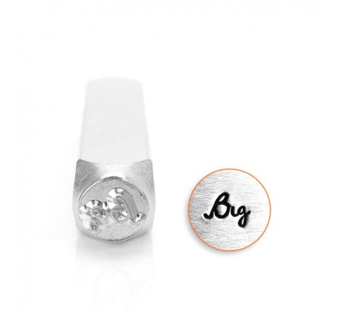 Impress Art 6mm big Word Metal Design Stamp - Etsy