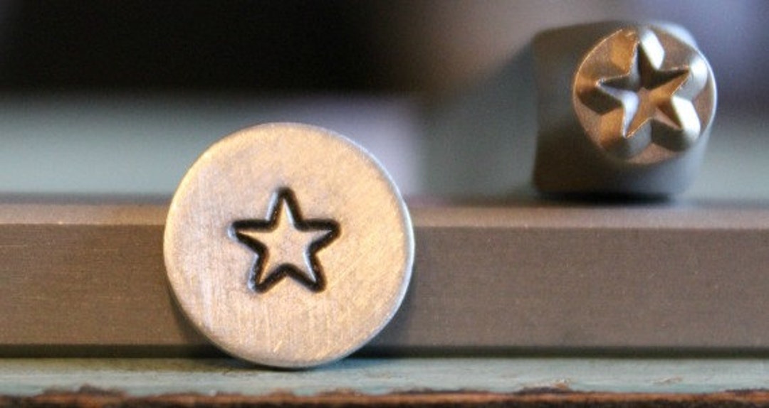 5mm Rounded Corner Star Metal Design Stamp Metal Stamp Metal Stamping ...
