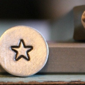 5mm Rounded Corner Star Metal Design Stamp Metal Stamp - Etsy