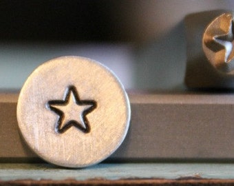 5 Point STAR Steel Punch Hand Stamp 1/16 1.5mm Metal - Etsy