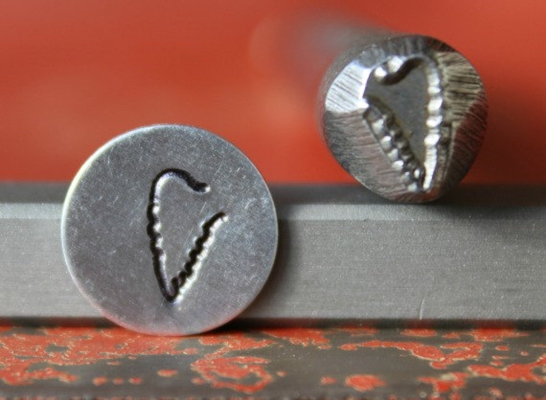 NEW Right Angel Wing Metal Design Stamp - Metal Stamp - Metal Stamping ...