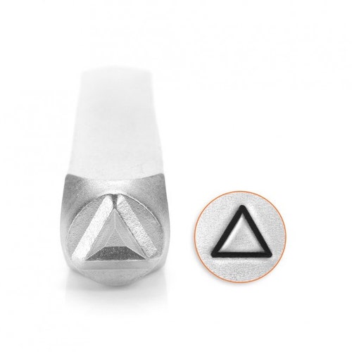 Impress Art 6mm Triangle Metal Design Stamp Metal Stamp - Etsy