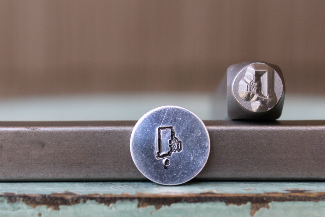 6mm Rhode Island US State DIY Jewelry Making Metal Design Stamp ...