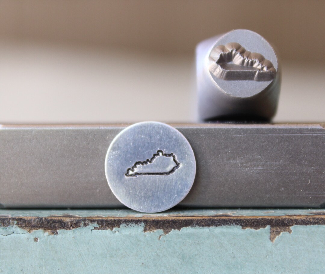 8mm Kentucky US State DIY Jewelry Making Metal Design Stamp - Stamping ...