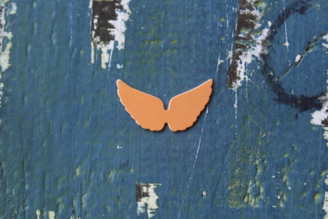 Copper Angel Wings Stamping Blank - Metal Stamping Blank - 1 1/8" X 5/8 ...