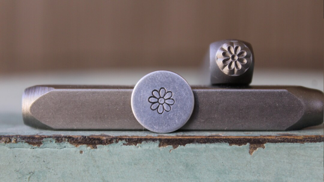 5mm Simple Flower DIY Jewelry Making Metal Design Stamp - Stamping Kit ...