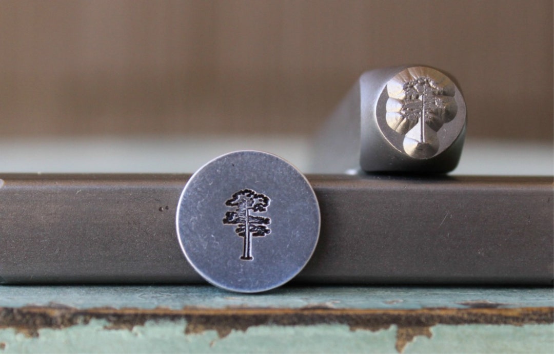 Supply Guy 6mm Tree Metal Design Stamp - Metal Stamp - Metal Stamping ...