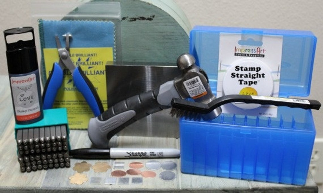 Metal Stamping Kit- Everything to Get Started Stamping- Stamps- Blanks ...