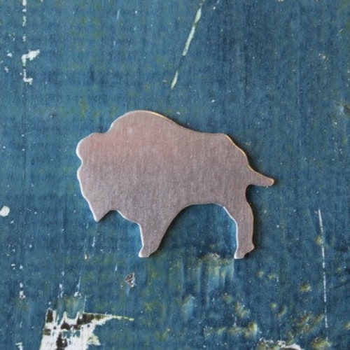 Aluminum Buffalo 18G Stamping Blank 1 1/2 X 1 - Etsy