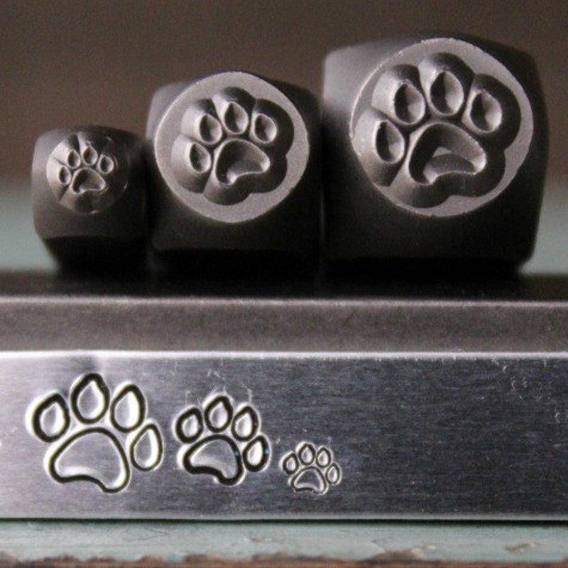 Paw Print Stamps - Etsy