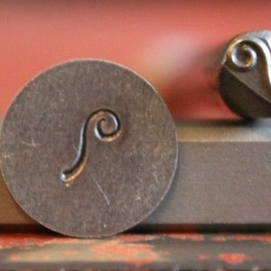 Swirl Metal Design Stamp Metal Stamp Metal Stamping and - Etsy