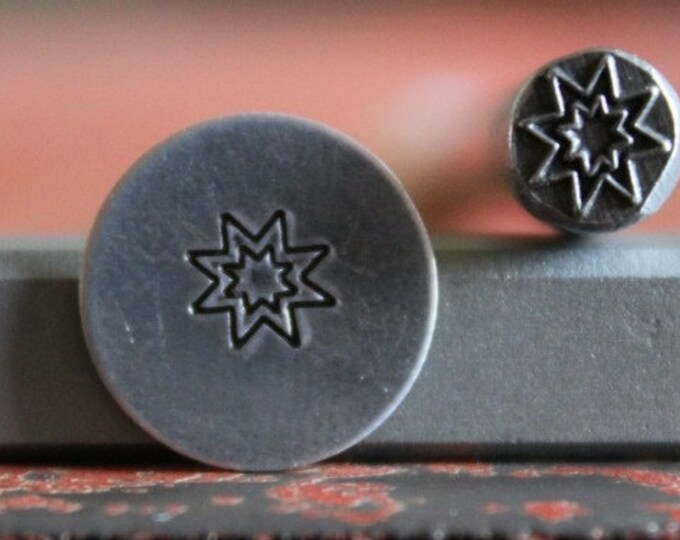 Star Inside Star Metal Design Stamp Metal Stamp Metal Stamping and ...