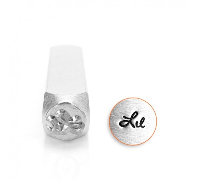 Impress Art 6mm "lil" Word Metal Design Stamp - Metal Stamp - Metal ...
