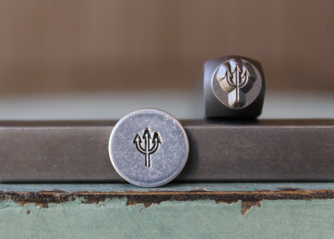 6mm Devils Fork DIY Jewelry Making Metal Design Stamp - Stamping Kit ...
