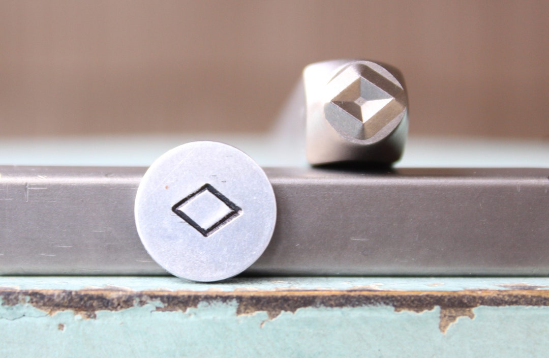 Supply Guy 6mm Diamond Stamp Metal Design Stamp Metal Stamp Metal ...