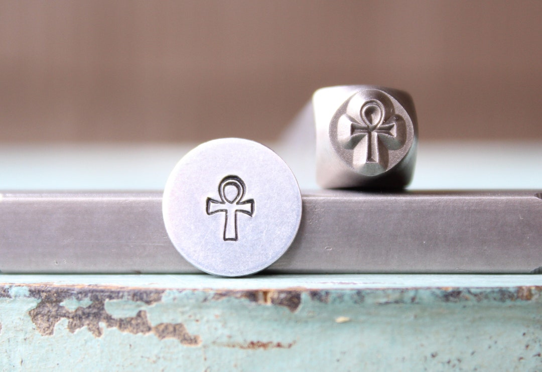 Supply Guy 6mm Ankh Symbol of Life Metal Design Stamp - Metal Stamp ...