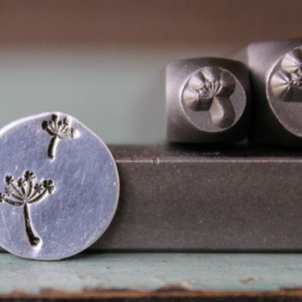 Dandelion Metal Stamp - Etsy