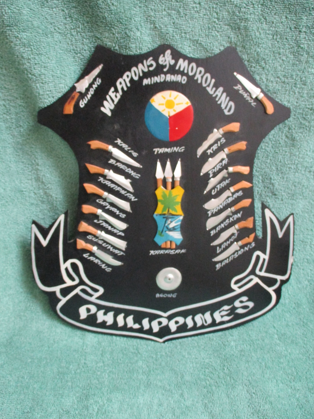 Weapons of Moroland Mindanao Handmade Knives Wall Plaque Philippines - Etsy