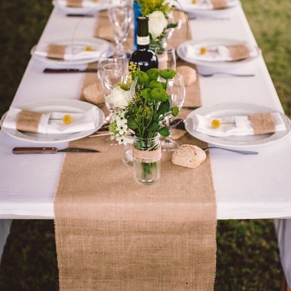 Burlap Table Setting - Etsy