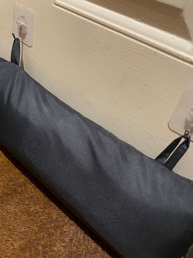Waterproof Draught Excluder: Weighted Door Draft Stopper With Loops - Etsy
