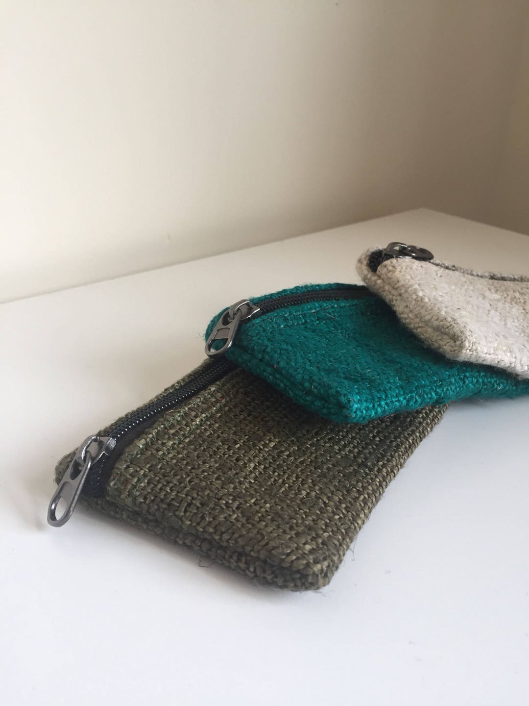 Hemp Coin Purse: Small Zip Wallet, Assorted Colors (4 Inches) - Etsy