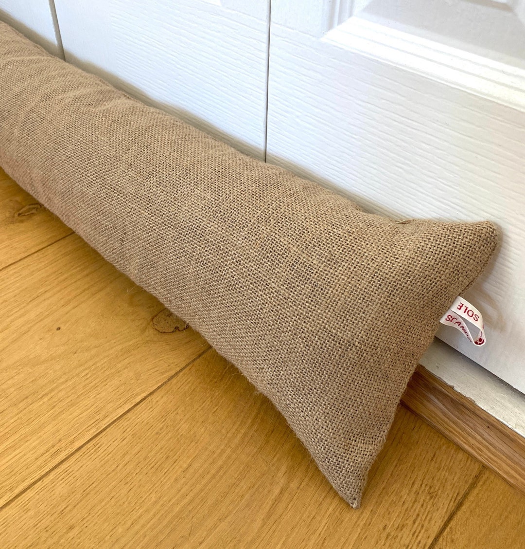 Natural Jute Draft Excluder: Long Door Draft Stopper - Etsy Australia