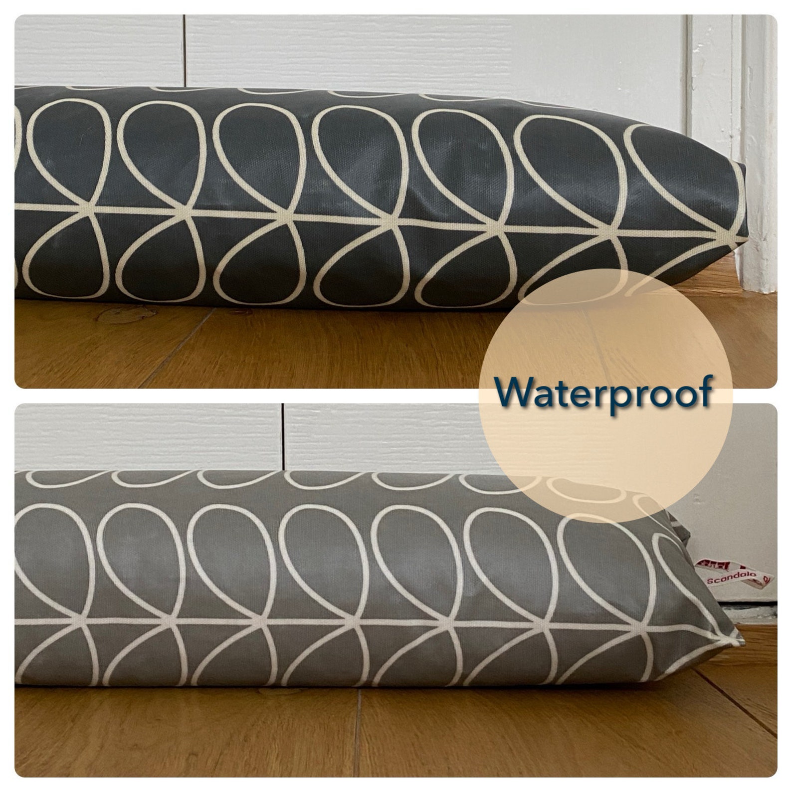 Waterproof Door Draft Stopper: Custom Length, Floral Pattern - Etsy