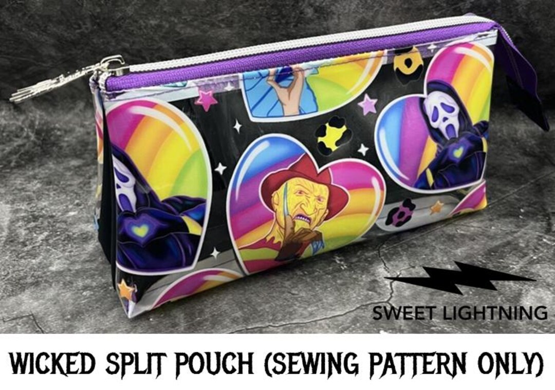 Wicked Split Pouch (sewing Pattern) - Etsy