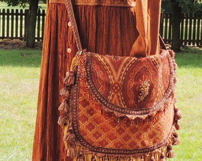Large Gypsy Bag, Cross Body Bag, Bohemian Bag, Hippie Bag, Fringed Bag ...