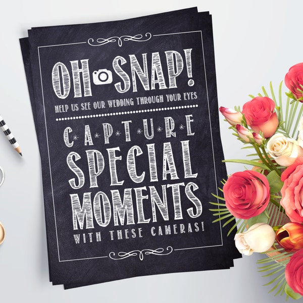 Chalkboard Camera - Etsy