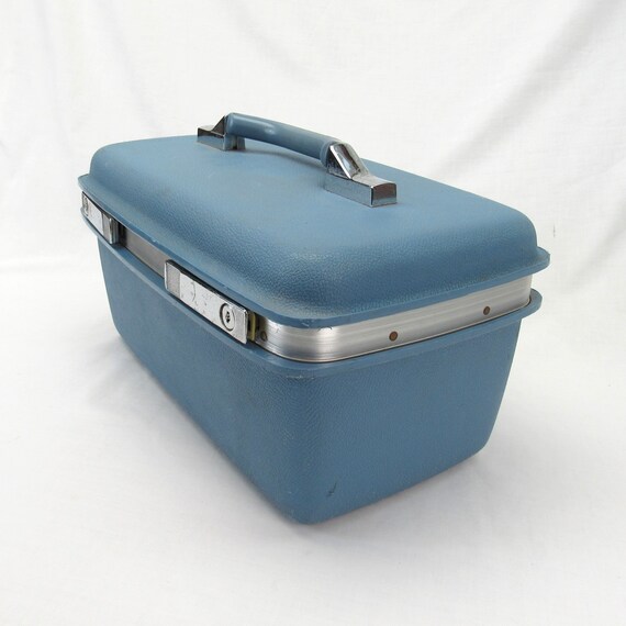 Samsonite Train Case hard side vintage Suitcase 1970s… - Gem