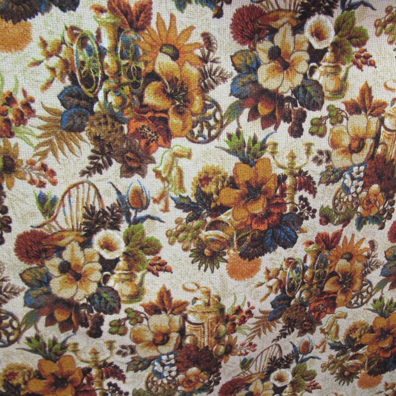 Vintage Upholstery Fabric - Etsy