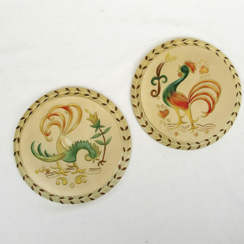 Chalkware Plaques - Etsy