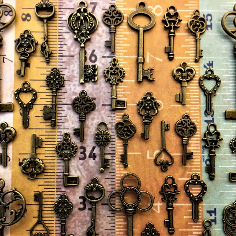 Skeleton Key Art - Etsy