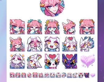 Spirit Blossom Ahri Emotes for Twitch and Discord - Etsy