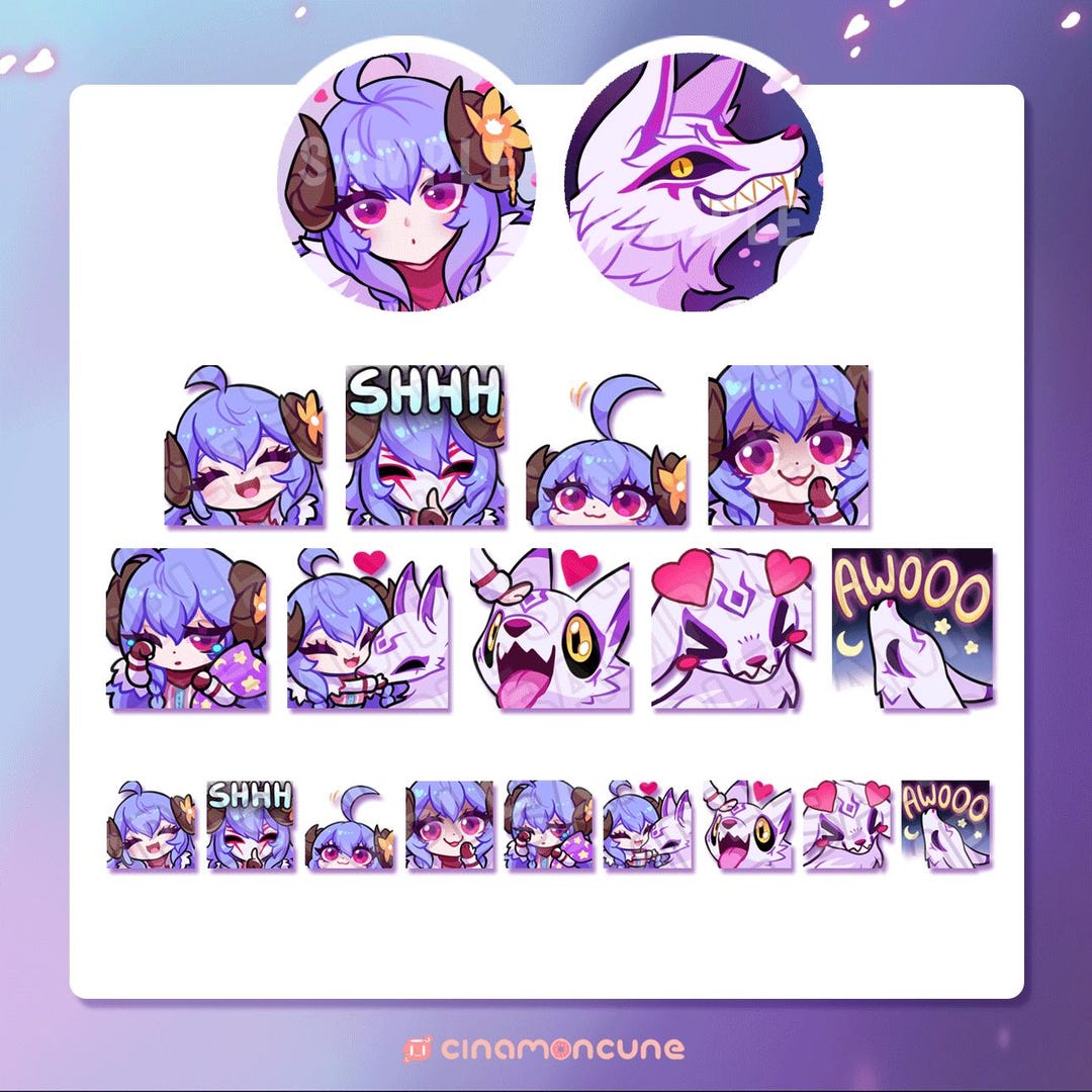 Spirit Blossom Kindred Emotes - Etsy