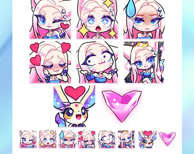K/DA All Out Ahri Emotes - Etsy