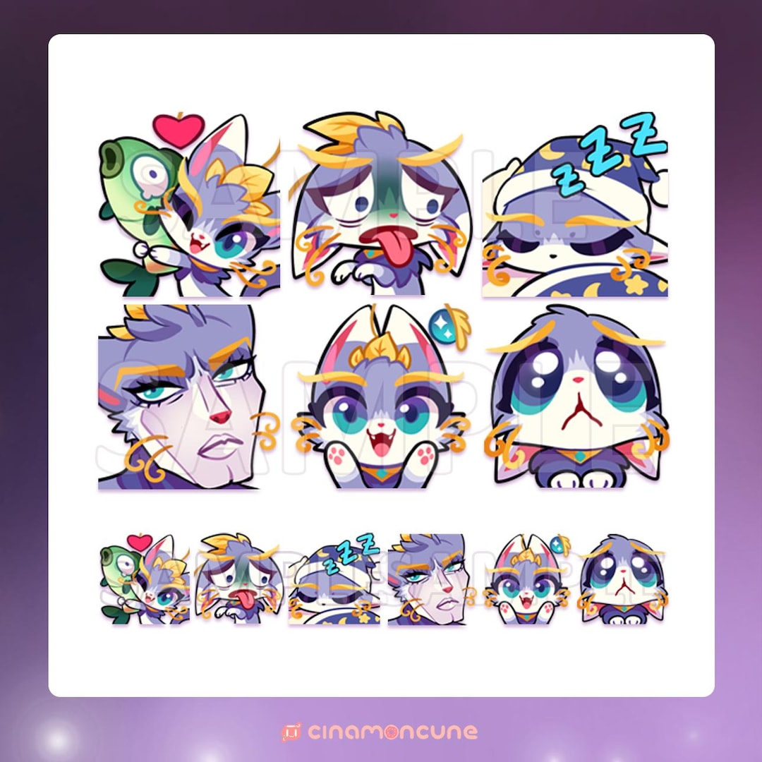 Yuumi Emotes - Etsy