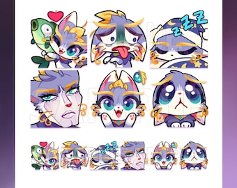 Yuumi Emotes for Twitch and Discord - Etsy
