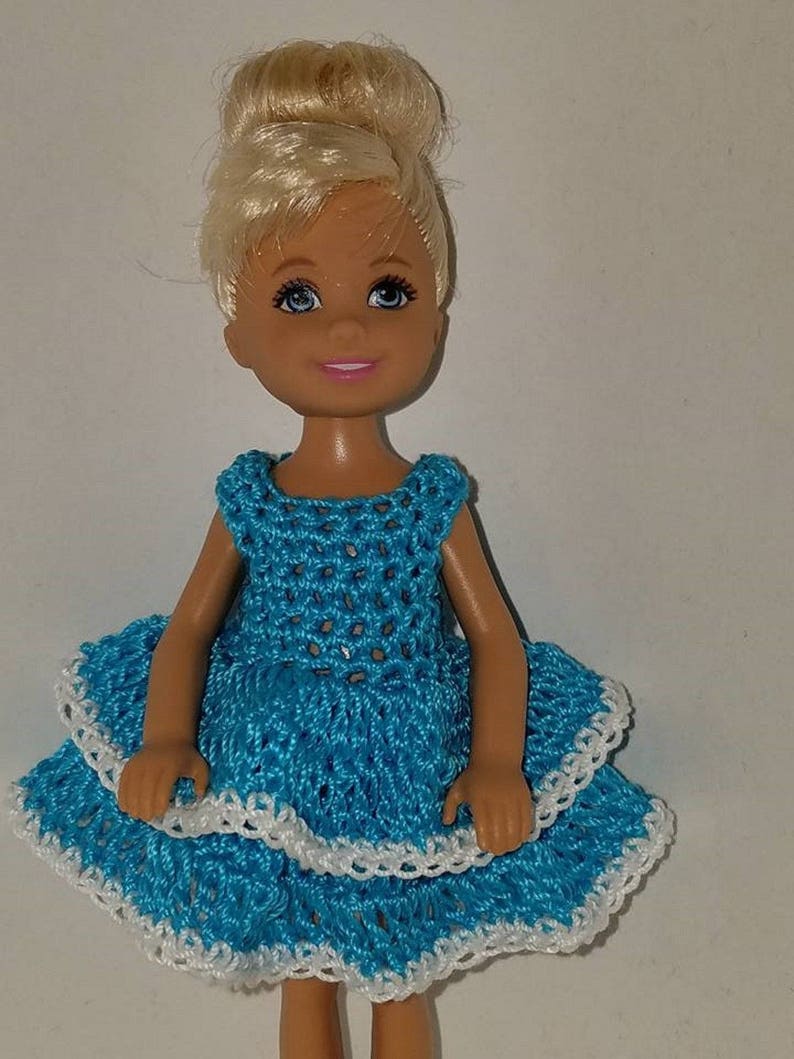 Hand crocheted Matttel Chelsea/Kelly doll clothes | Etsy