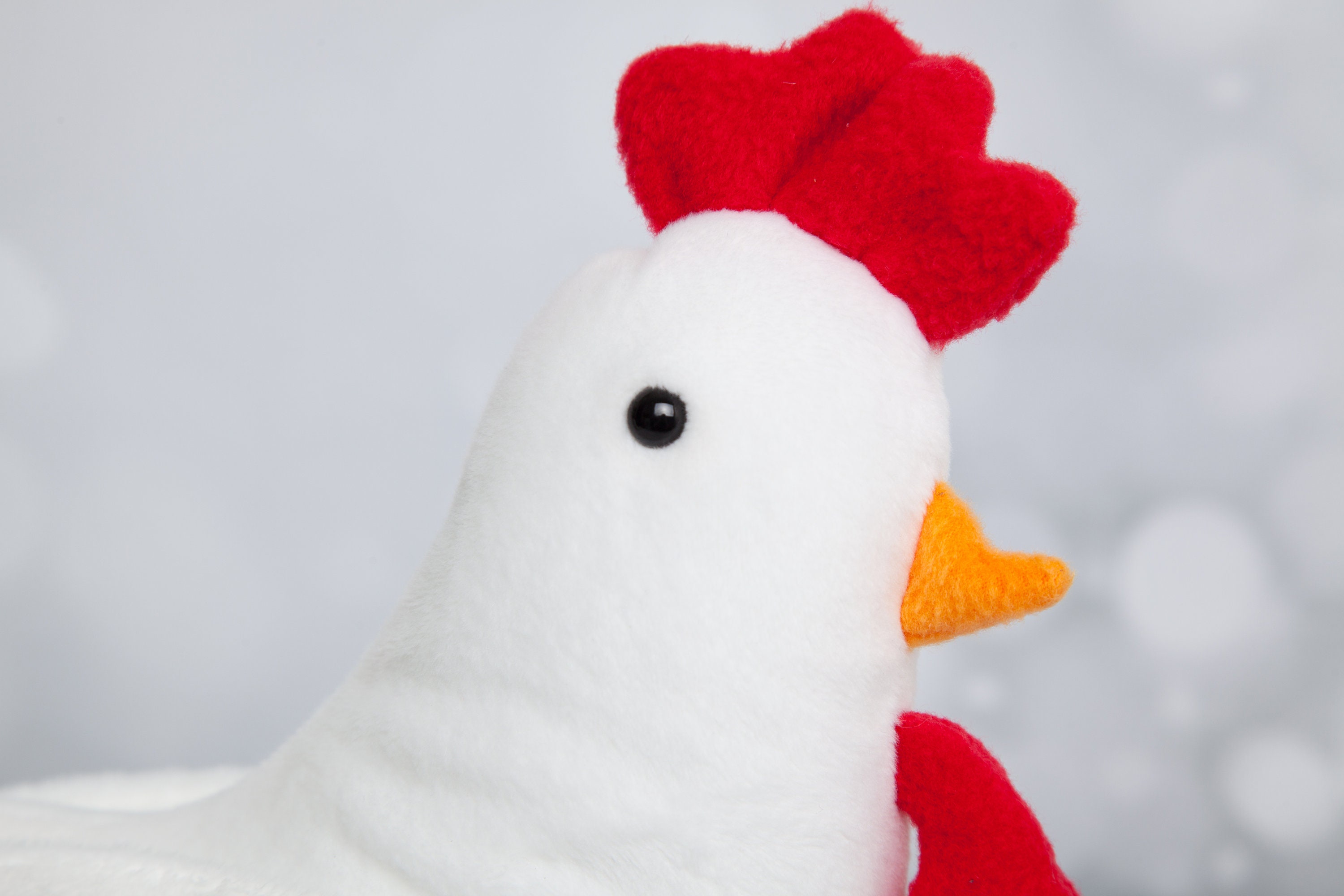 White Chicken Handmade Chicken Hen Stuffed Chicken Stuffed - Etsy Canada