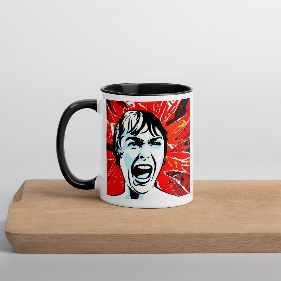 Psycho Mug With Color Inside - Etsy