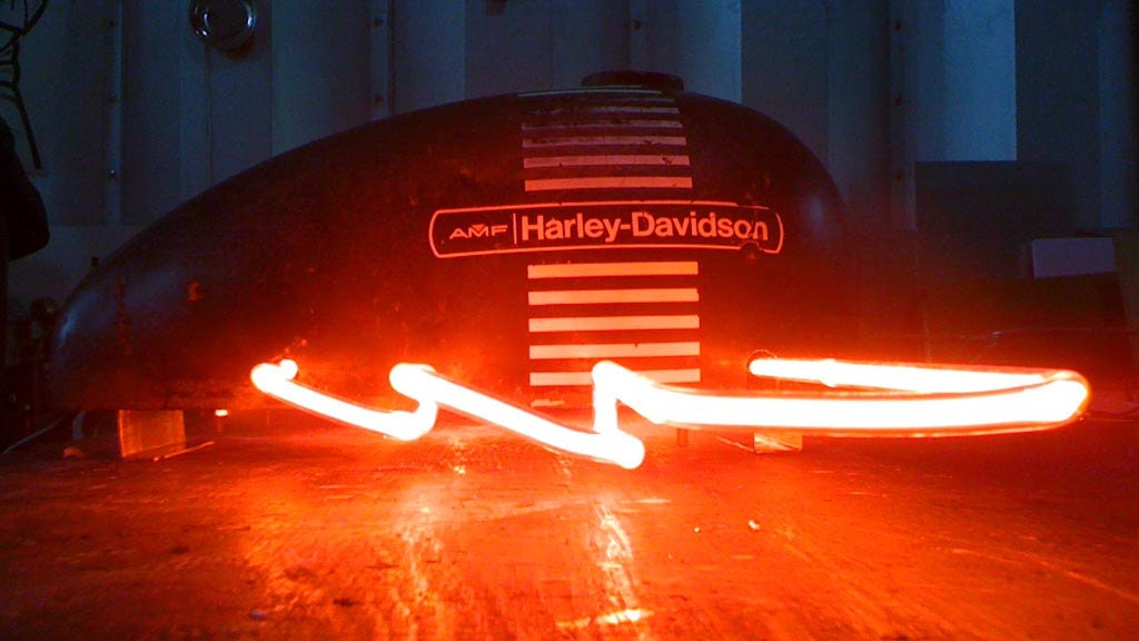 Aermacchi Tank Angel Neon Sculpture AMF Harley Davidson Neon - Etsy
