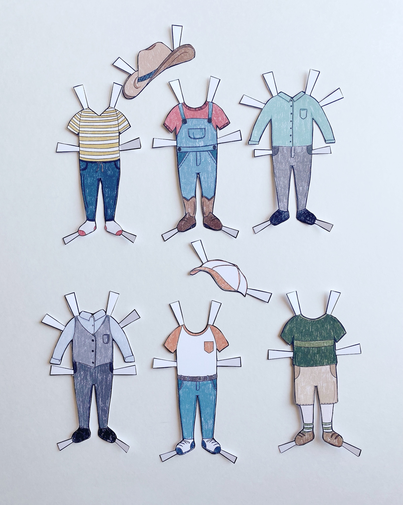 Complete Paper Doll Set - Etsy