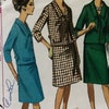 Vintage 1960's Simplicity 8061 Size 8 Empire Waist Dressy Dress Long or ...