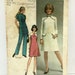 Uncut Vintage 1990's Very Easy Very Vogue 8564 Mock Wrap Dress Pattern ...