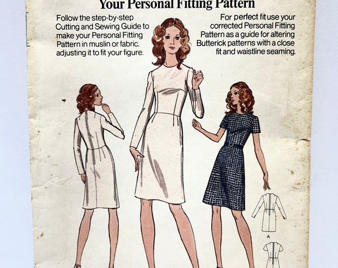 Vintage 1970's Vogue Paris Original 2754 Size 14 Jean Patou Long Sleeve ...