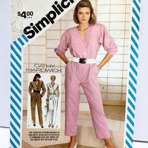 Uncut Vintage 1980's Simplicity 6268 Size 10-12-14 Cathy Hardwick ...